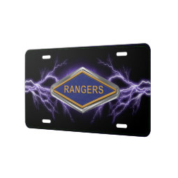 Original WWII Ranger Regiment Lightning License Plate | Zazzle