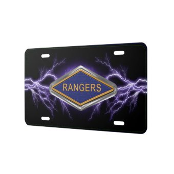 Original WWII Ranger Regiment Lightning License Plate | Zazzle