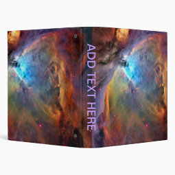 Orion Nebula Space Galaxy Binder | Zazzle