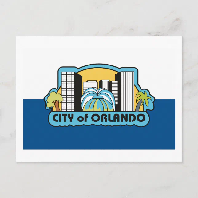 Orlando Flag Postcard | Zazzle