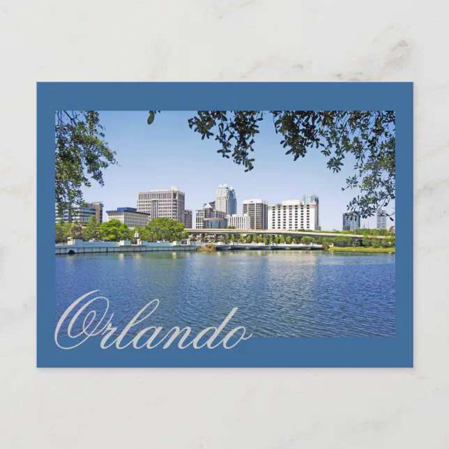 Orlando, Florida viewed from Lake Lucernee Postcard | Zazzle
