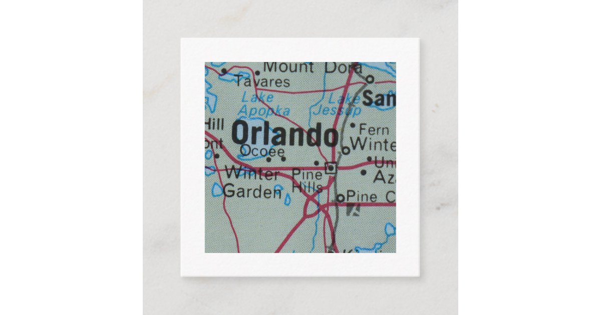 orlando We've Moved New Address Card | Zazzle