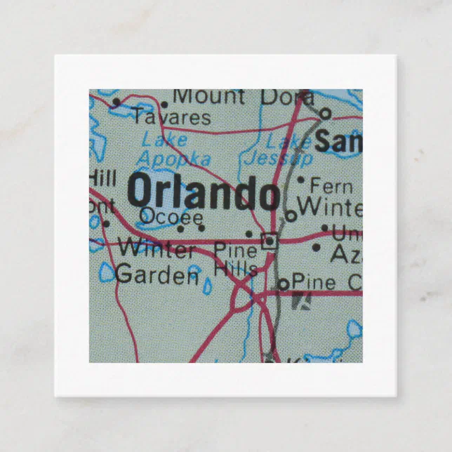 orlando We've Moved New Address Card | Zazzle