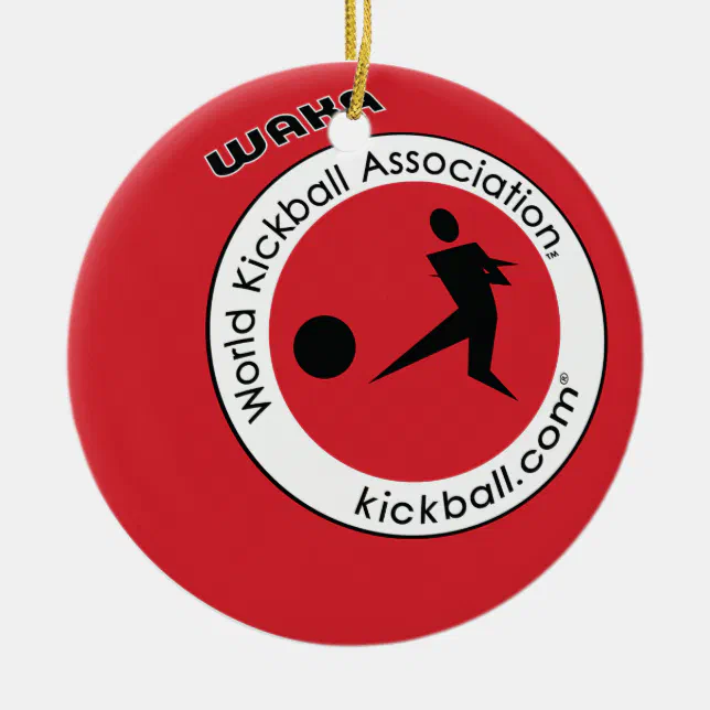Ornament - Kickball Logo | Zazzle