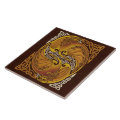 Ornamental Celtic Dragons Tile | Zazzle