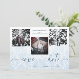 Ornamental Chic Custom 3 Photos Couple Wedding | Zazzle