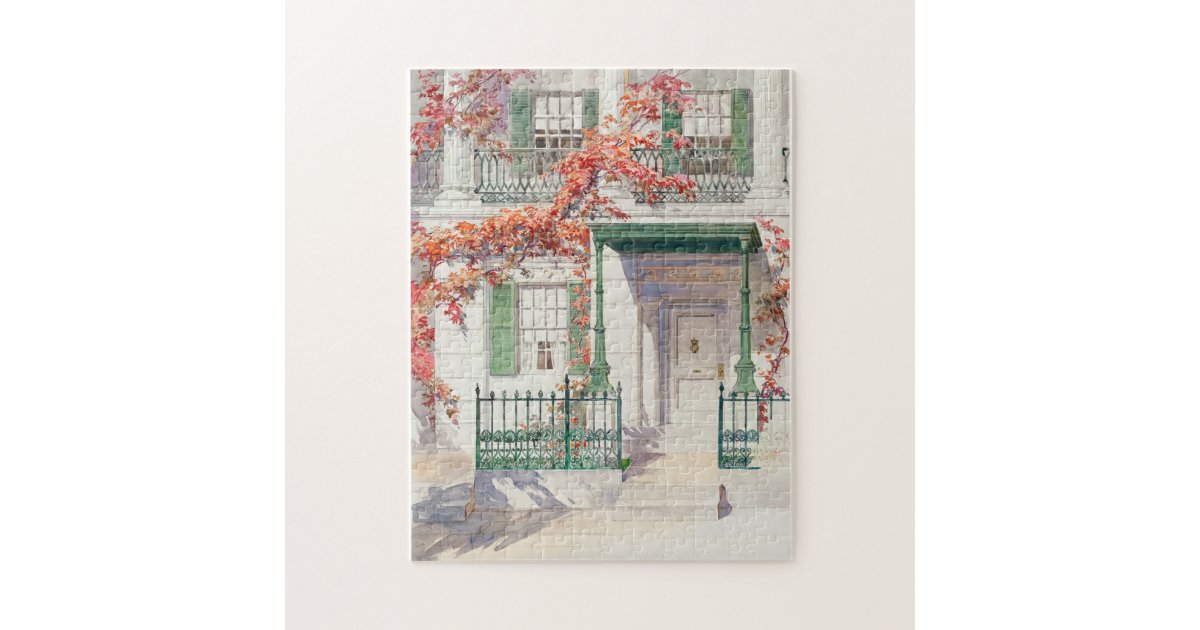 Ornamental Iron (c. 1936) by Gilbert Sackerman. Jigsaw Puzzle | Zazzle