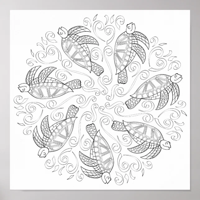 splash coloring sheet