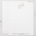 Ornate Gold Vine and Leaf Emblem Letterhead | Zazzle