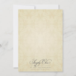 Ornate Vintage Wedding Invitations | Zazzle