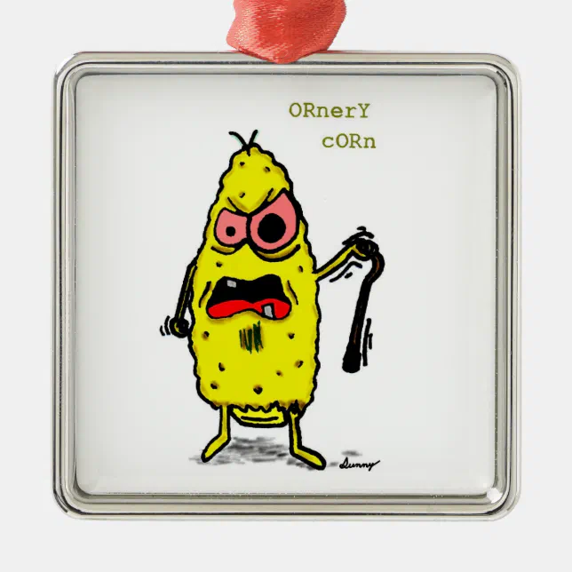 Ornery Corn Ornament | Zazzle