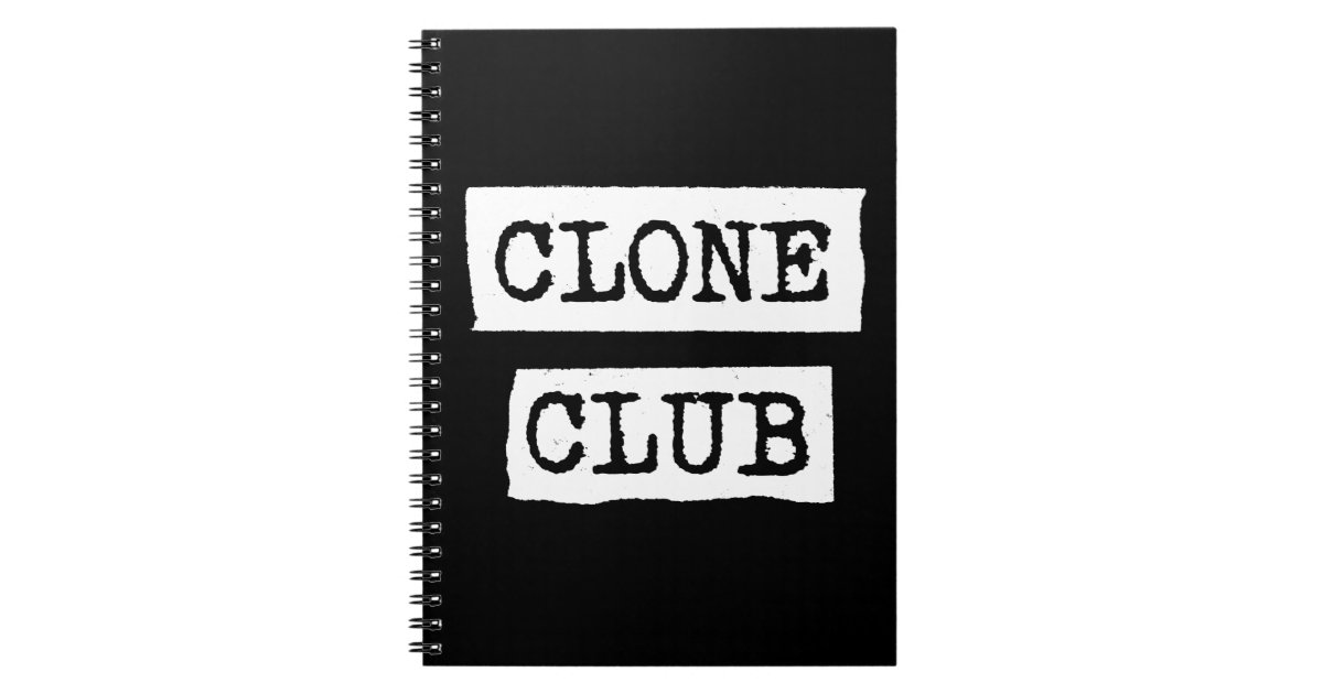 Orphan Black | Clone Club Typography Notebook | Zazzle