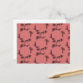 Orphan Black Fan Club antique cursive pattern Postcard | Zazzle