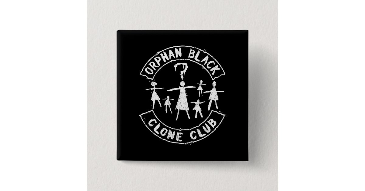 Orphan Black | Stick Figure Clone Club Pinback Button | Zazzle
