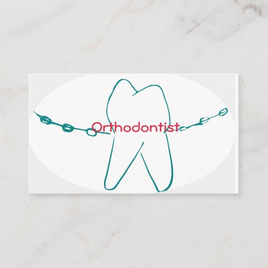 Orthodontic business card | Zazzle.com