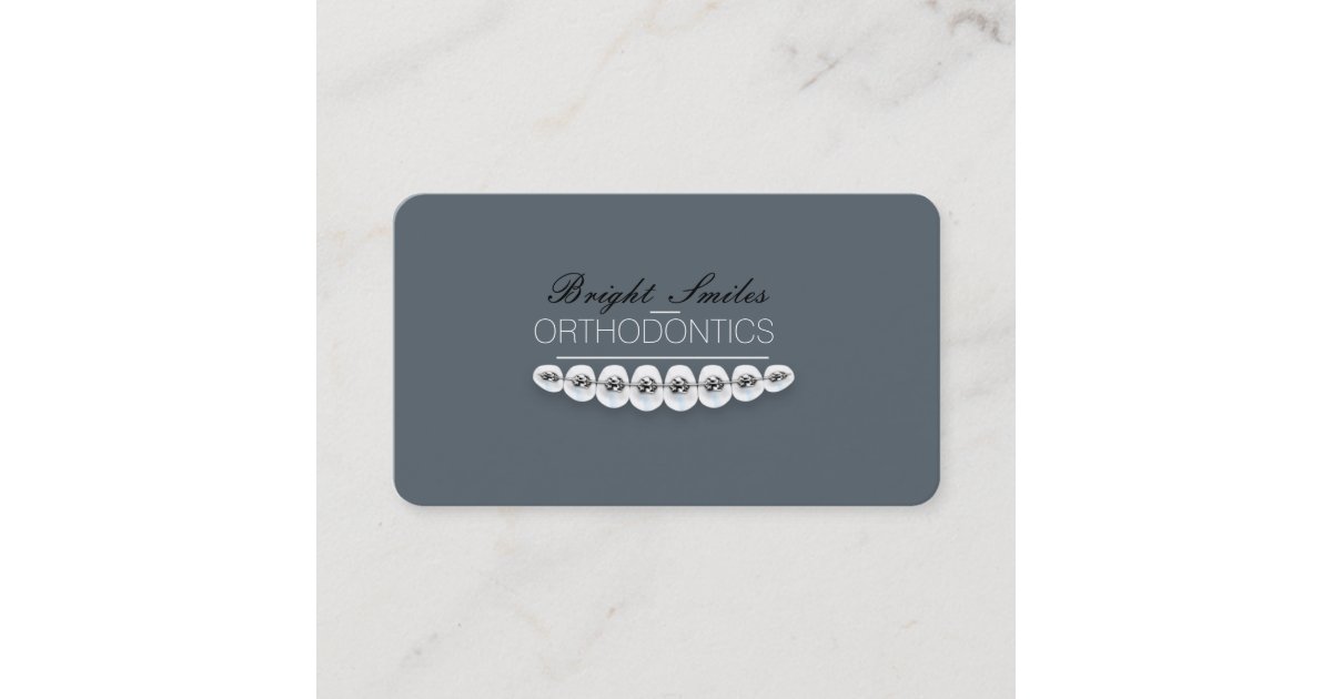 Orthodontist Dentist Dental Service Business Card | Zazzle.com
