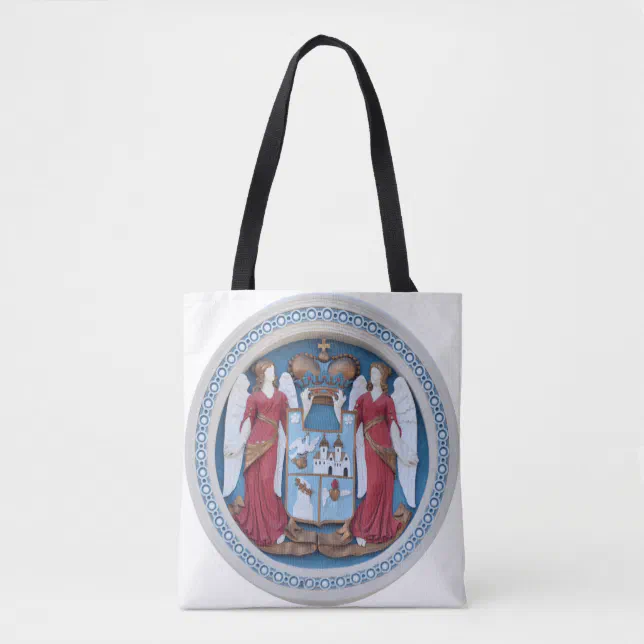 orthodox angels seal religion symbol stucco timiso tote bag | Zazzle