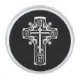 Orthodox Christian cross Silver Finish Lapel Pin | Zazzle