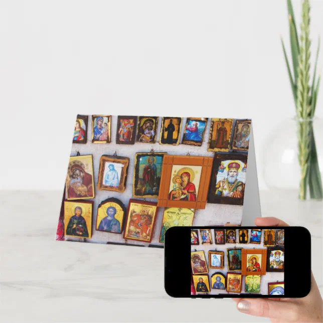 Orthodox Christian Icons Greeting Card | Zazzle