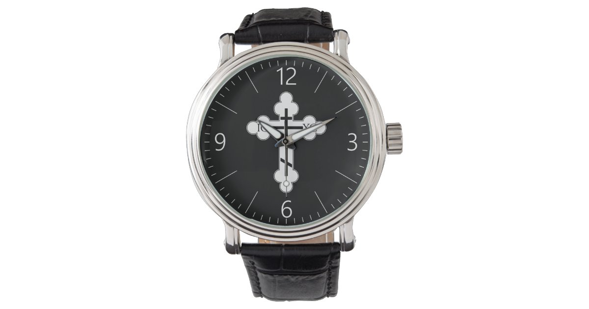 Orthodox cross watch | Zazzle