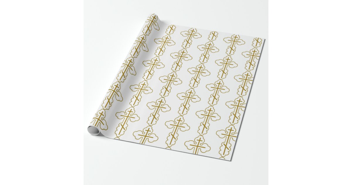 Orthodox Cross Wrapping Paper | Zazzle
