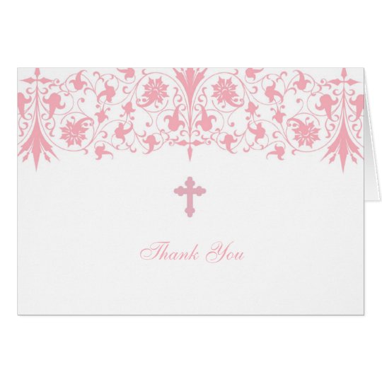 Orthodox Elegant Baptism Thank You Card | Zazzle.com