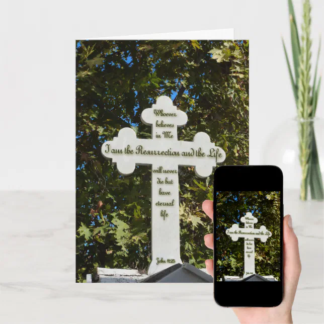 Orthodox Greek Cross Holiday Card | Zazzle