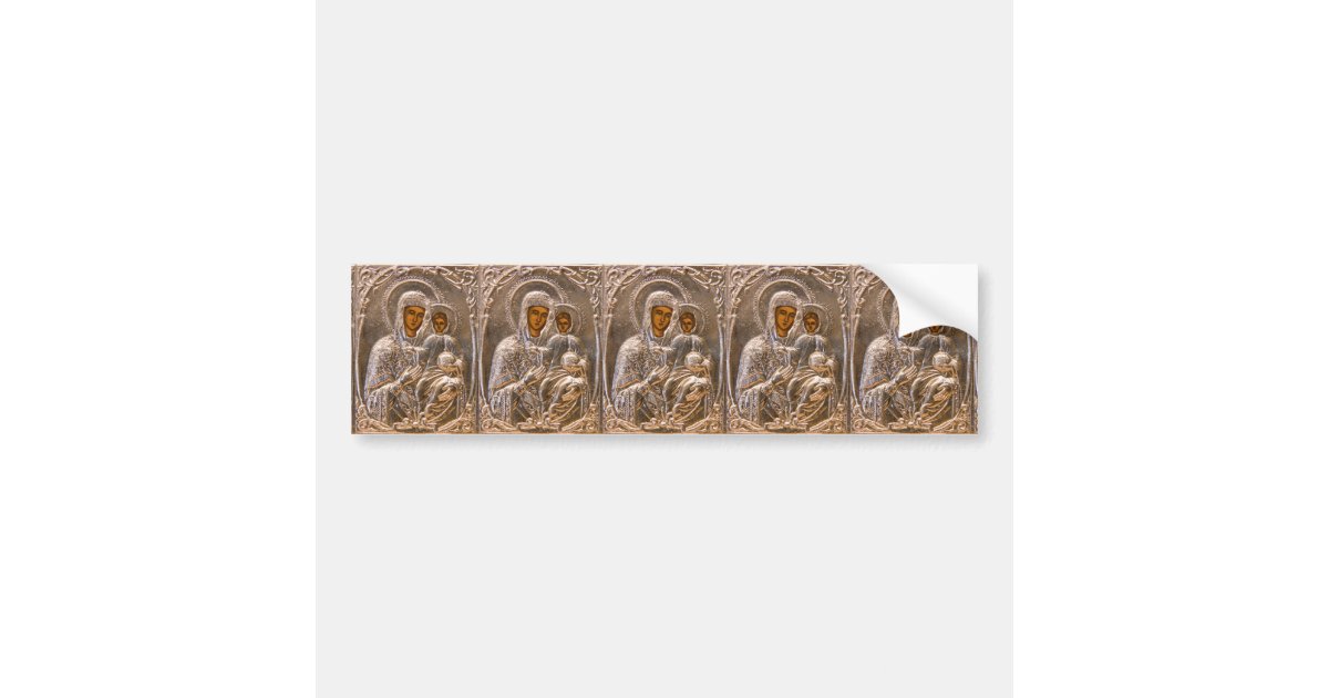 Orthodox icon bumper sticker | Zazzle
