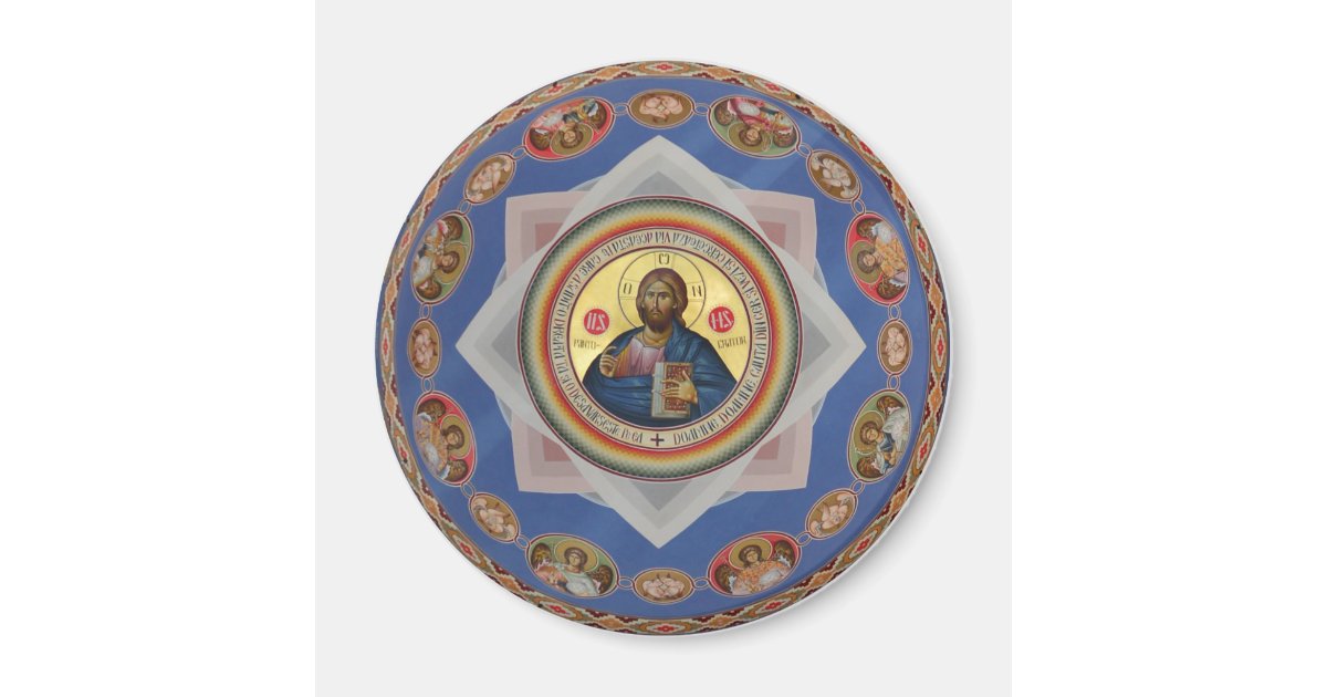 orthodox icon god church religion saint magnet | Zazzle