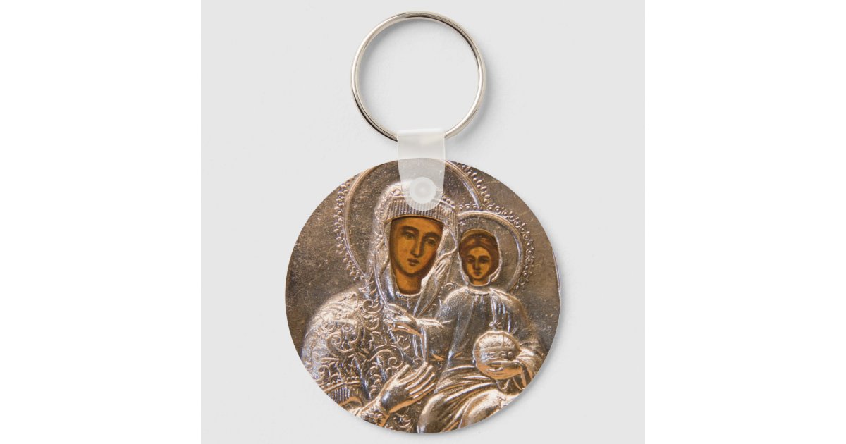 Orthodox icon keychain | Zazzle