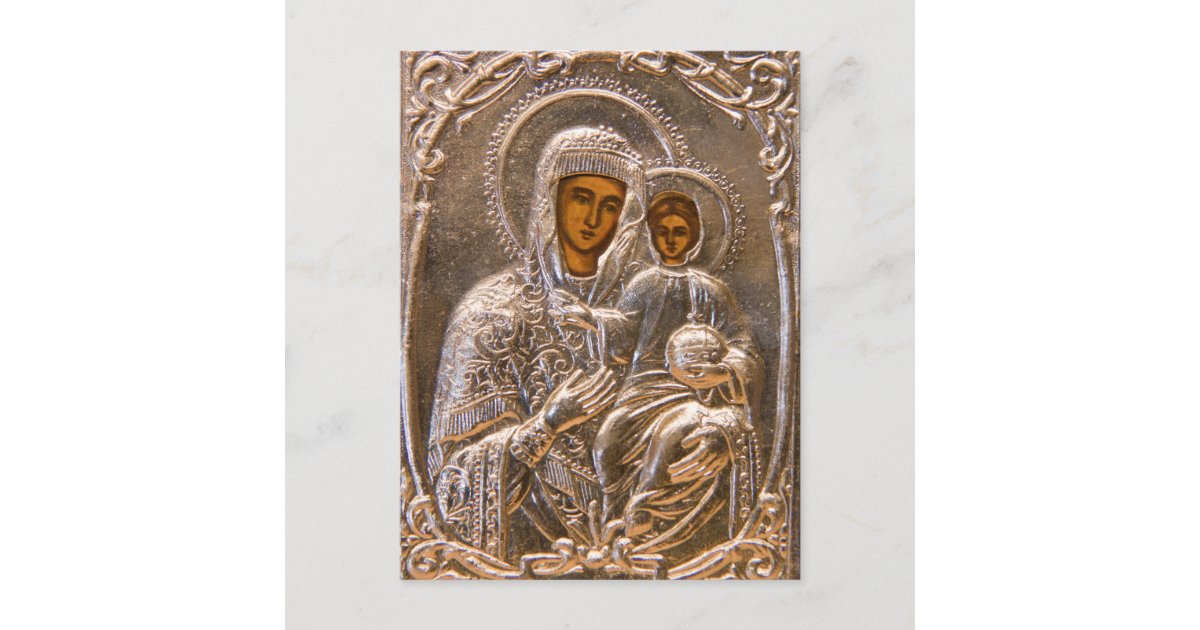 Orthodox icon postcard | Zazzle