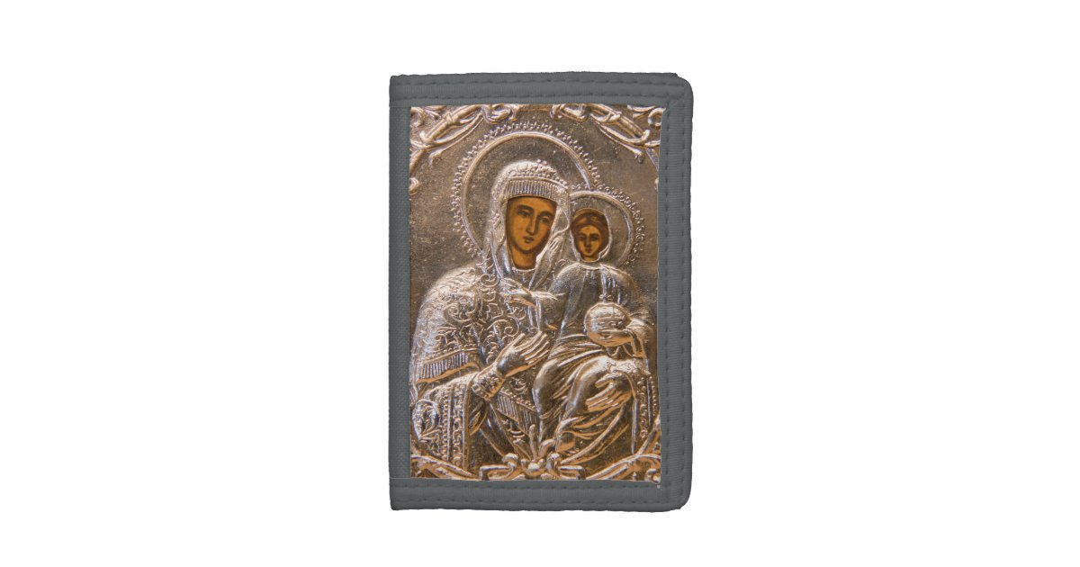 Orthodox icon tri-fold wallet | Zazzle