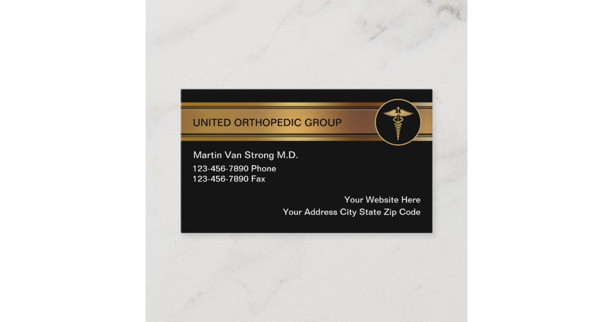 Orthopedic Business Cards | Zazzle