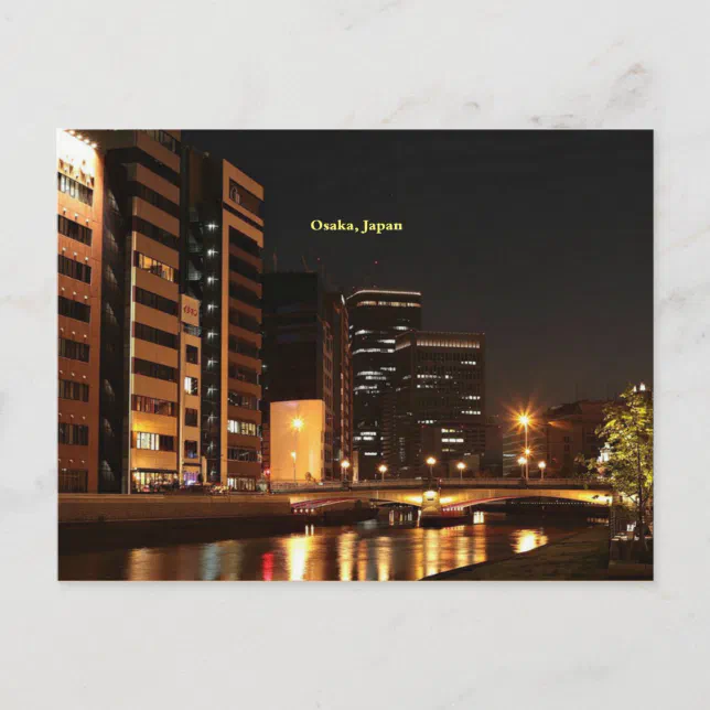 Osaka, Japan Postcard | Zazzle