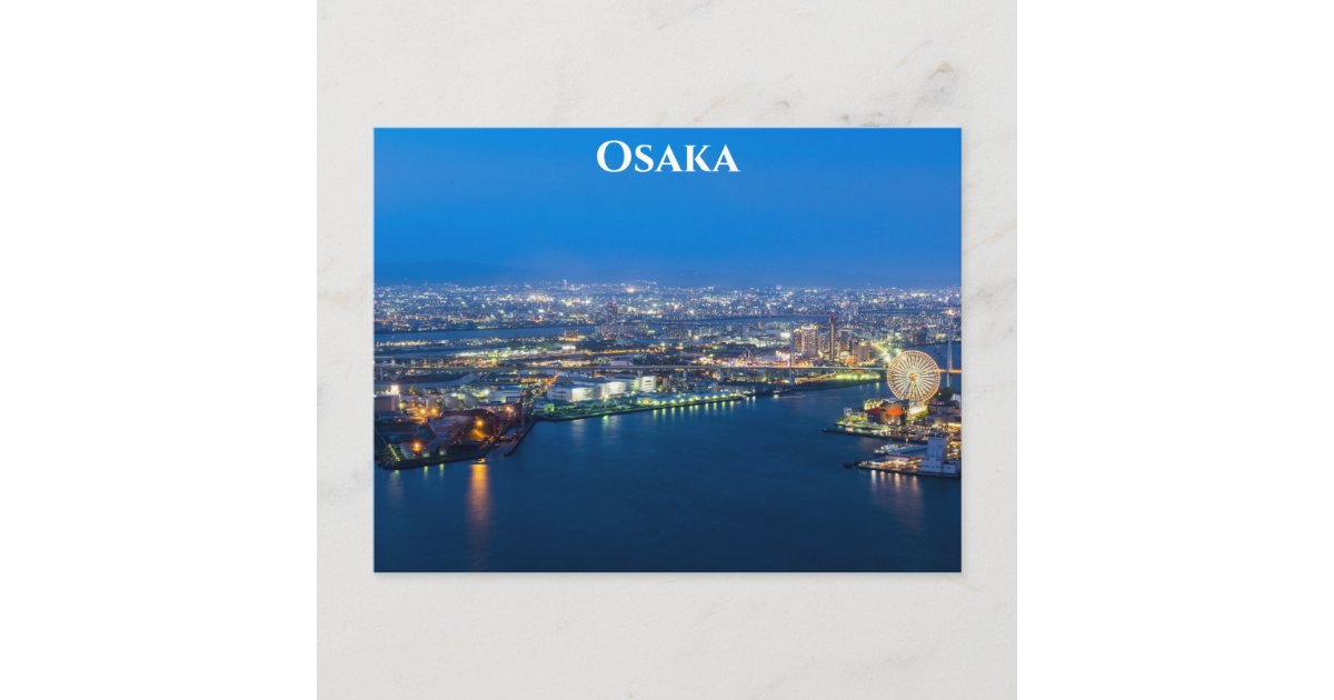 Osaka Japan Travel Photo Postcard | Zazzle