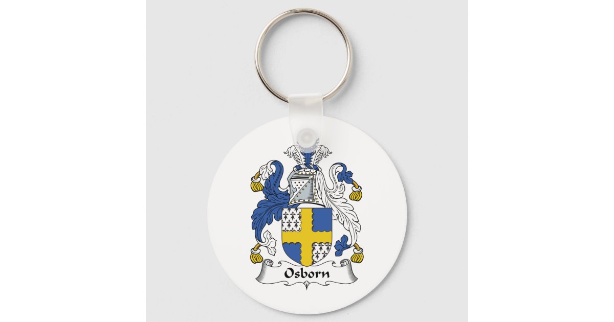 Osborn Family Crest Keychain | Zazzle
