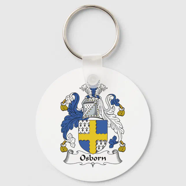 Osborn Family Crest Keychain | Zazzle