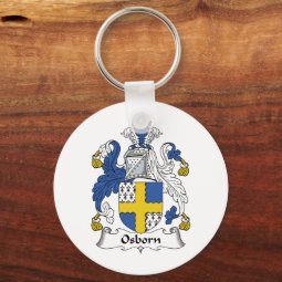Osborn Family Crest Keychain | Zazzle