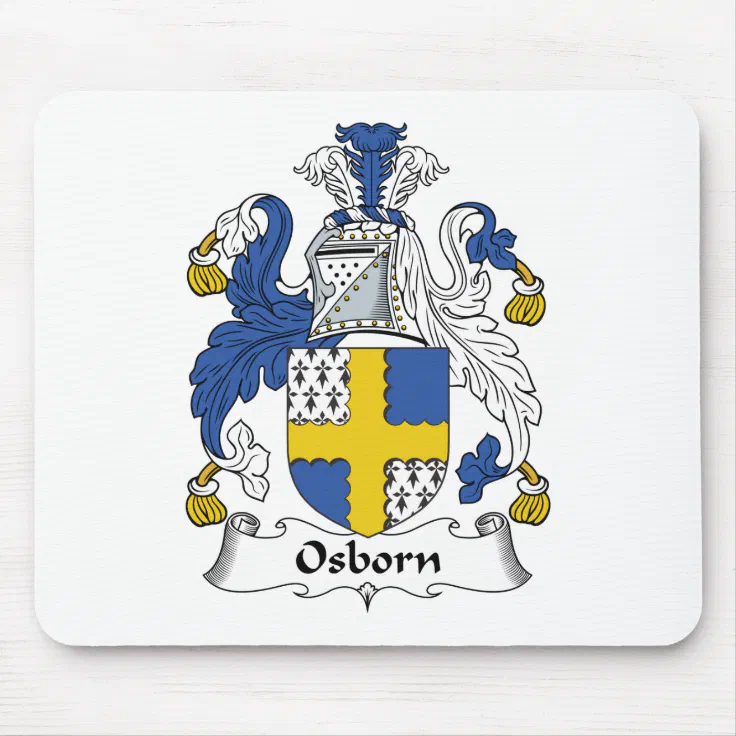 Osborn Family Crest Mouse Pad | Zazzle