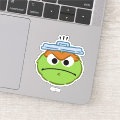 Oscar Angry Face Sticker | Zazzle