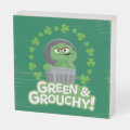 Oscar | Green & Grouchy! Wooden Box Sign | Zazzle