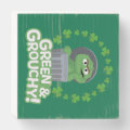 Oscar | Green & Grouchy! Wooden Box Sign | Zazzle