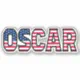 Oscar Name First Name USA Sticker Stickerset | Zazzle