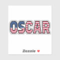 Oscar Name First Name USA Sticker Stickerset | Zazzle
