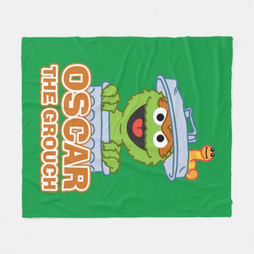 Oscar the Grouch Classic Style Fleece Blanket | Zazzle