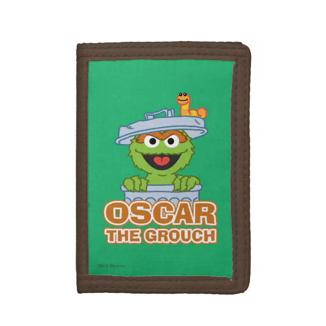Oscar the Grouch Classic Style Tri-fold Wallet | Zazzle