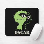 Oscar the Grouch Half Mouse Pad | Zazzle