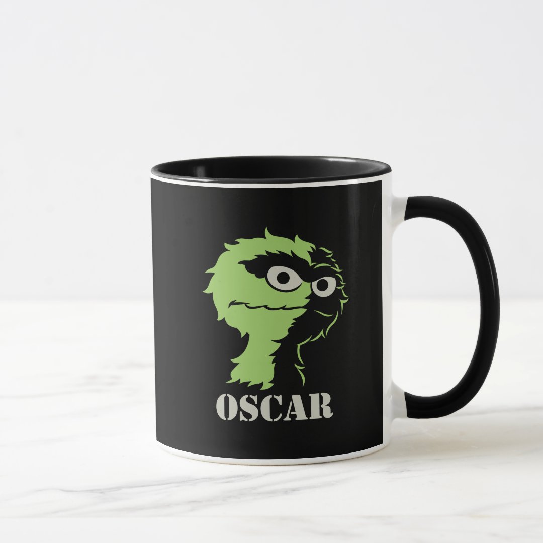 Oscar the Grouch Half Mug | Zazzle