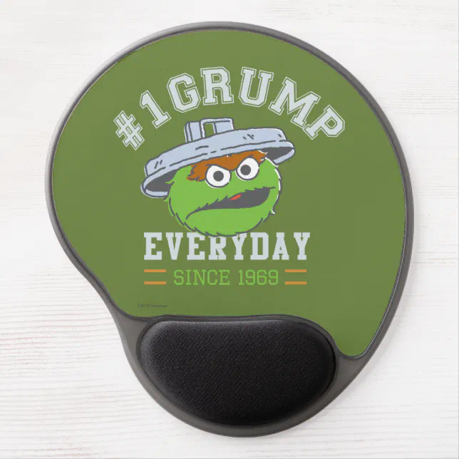 Oscar the Grouch Number 1 Gel Mouse Pad | Zazzle