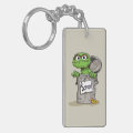 Oscar the Grouch Scram Keychain | Zazzle